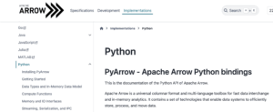 PyArrow for Large Dataset Processing - Confessions of a Data Guy