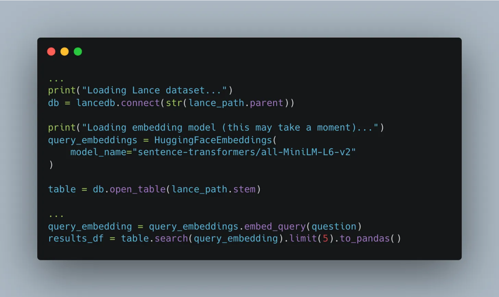 Embeddings and Vector Databases - Lance + DuckDB + LangChain ...